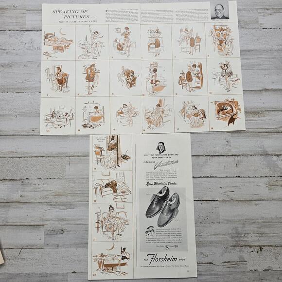 Other | 194s Cartoon Set This Is A Day In Babes Life Herbert Roese ...